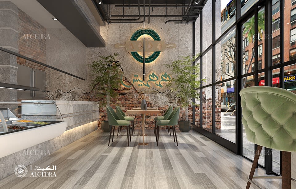 Our Design Work | Industrial Style Sustainable Restaurant Design | Algedra