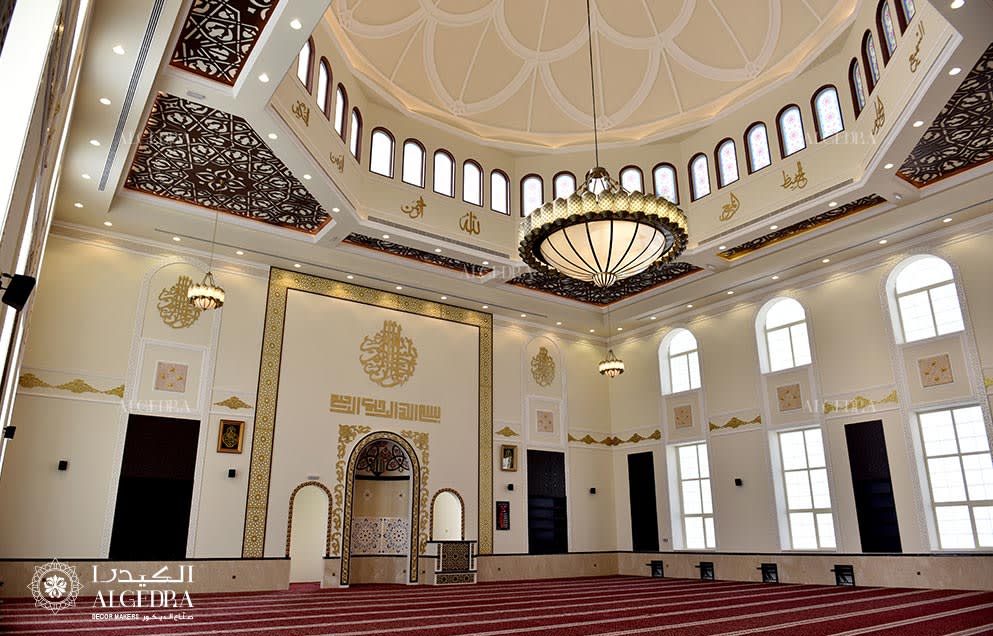 Our Fit-out Work | Mosque Interior Design in Sharjah | Algedra