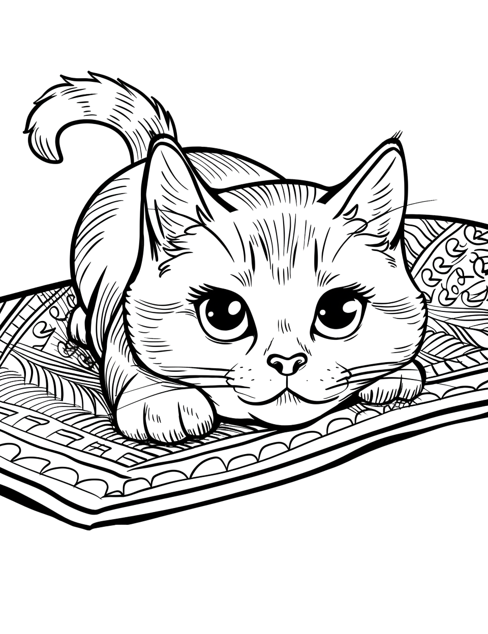 Get Creative with 50 Printable Cat Coloring Pages