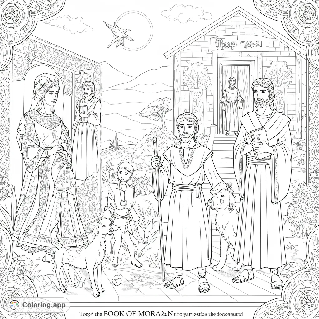 Book of Mormon Coloring Page - Coloring.app