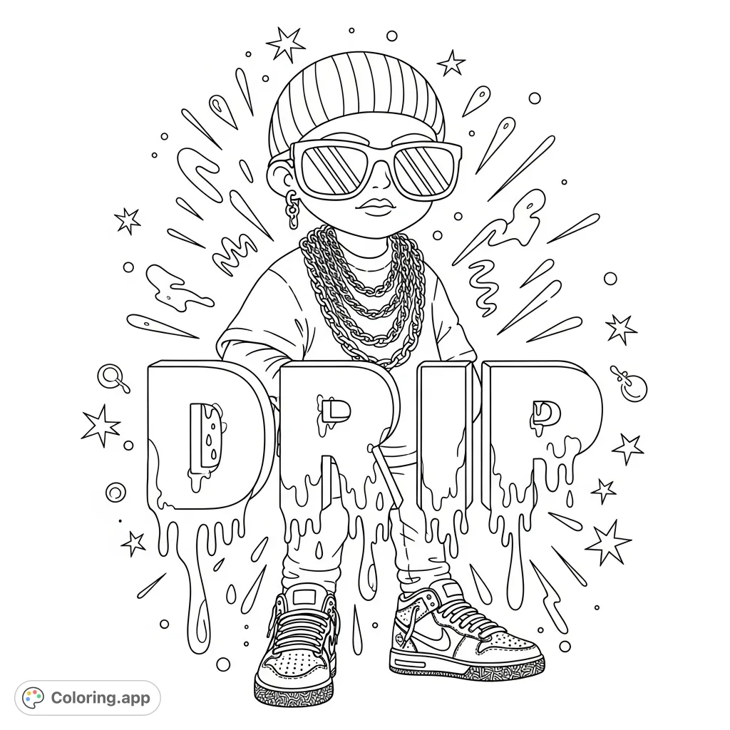 Drip Coloring Pages Coloring app drip-coloring-pages-coloring-app