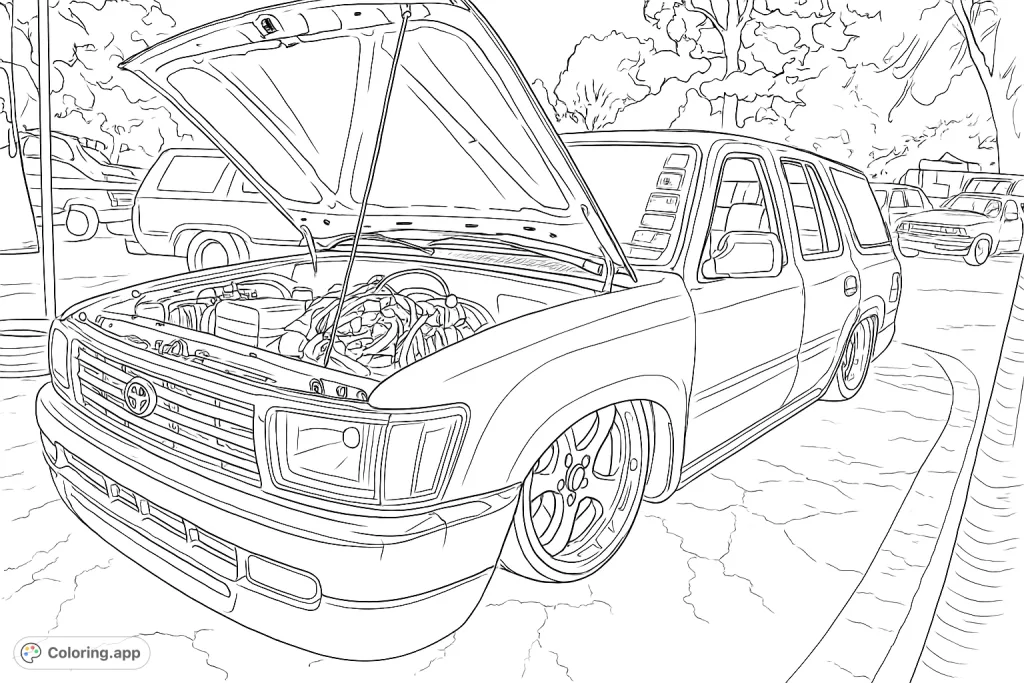 lowrider bike coloring pages