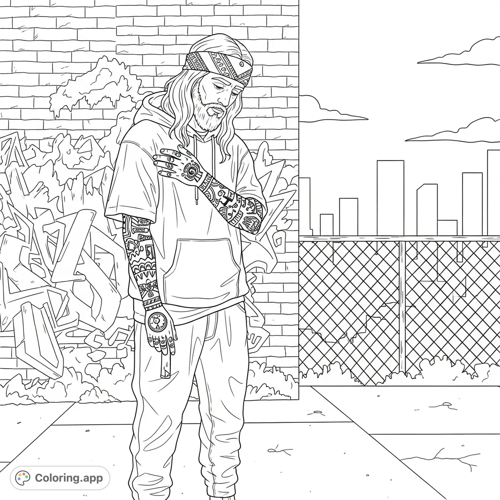 Reimagined Urban Messiah - Coloring.app
