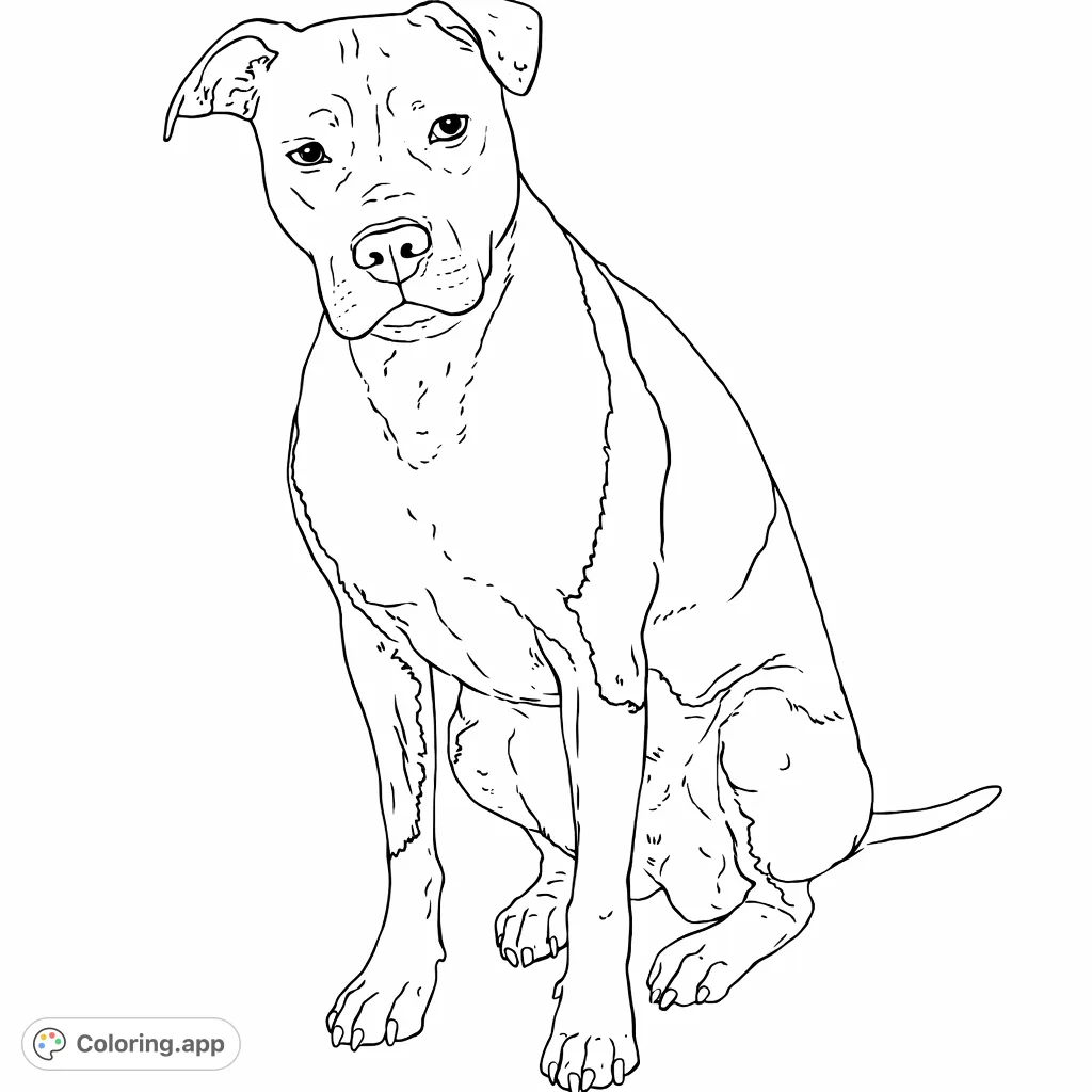 Loyal Canine Companion - Coloring.app