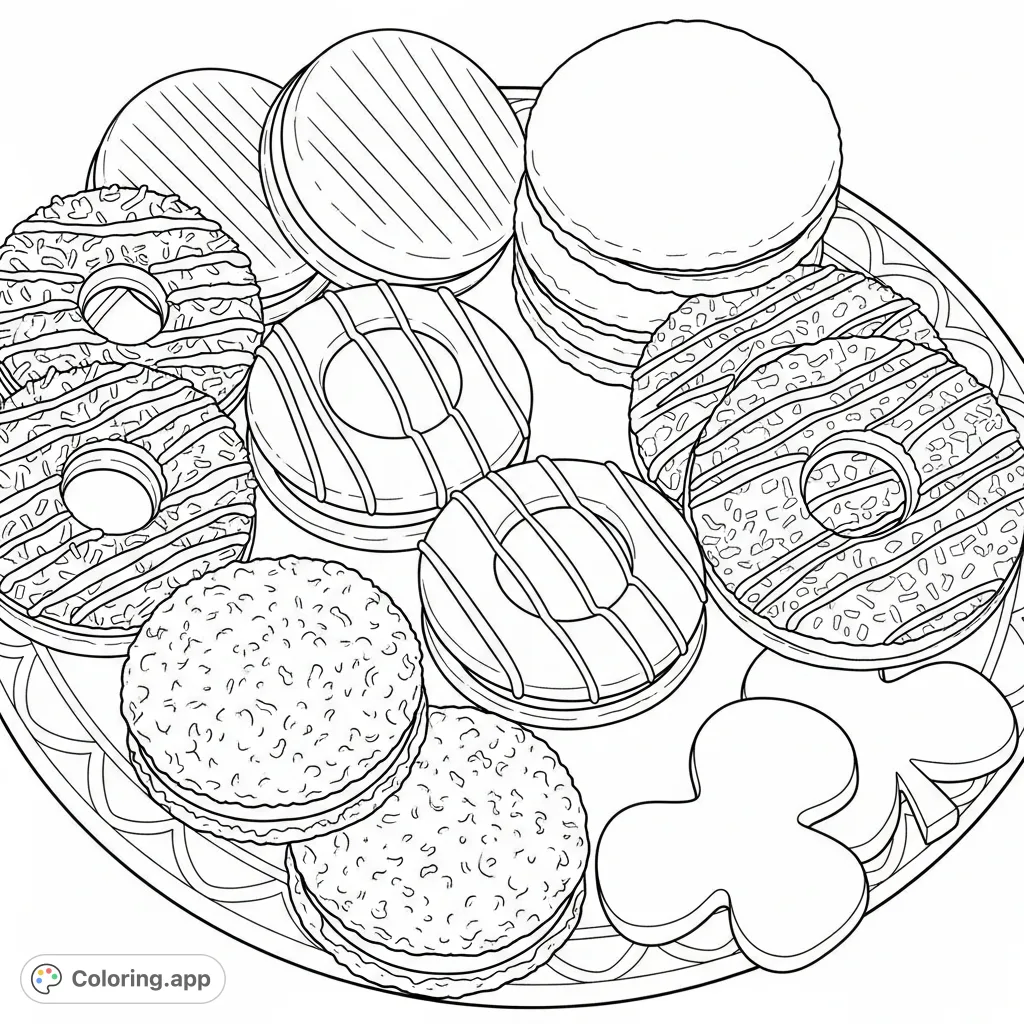Iconic Girl Scout Cookie Assortment - Coloring.app