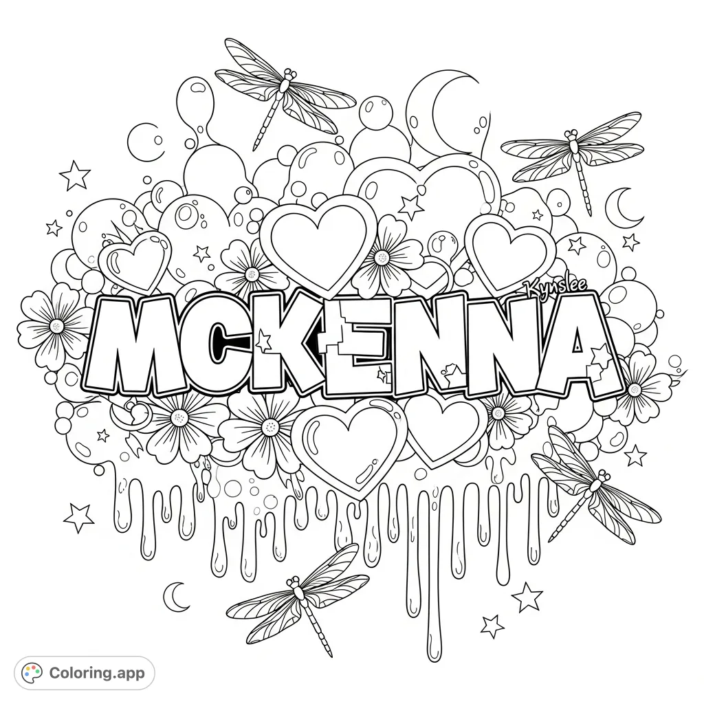 MCKENNA Graffiti Artistry - Coloring.app