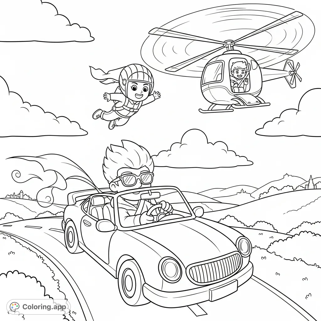 Wobbly Life Air and Road - Coloring.app