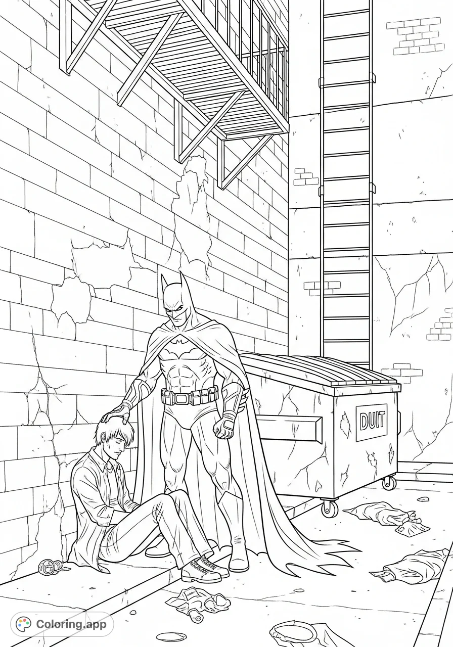 Batman Urban Rescue - Coloring.app