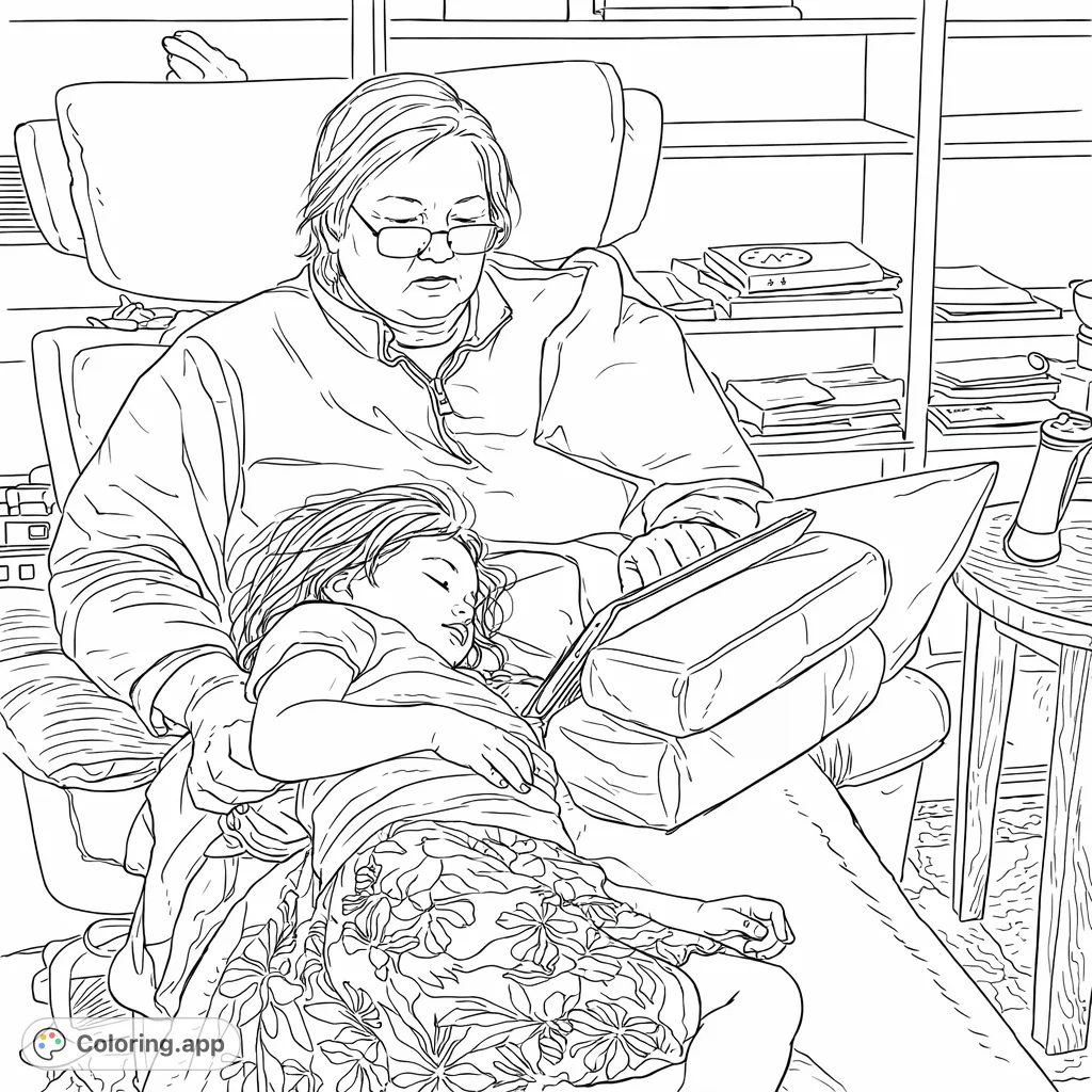 Comfortable Tablet Time - Coloring.app