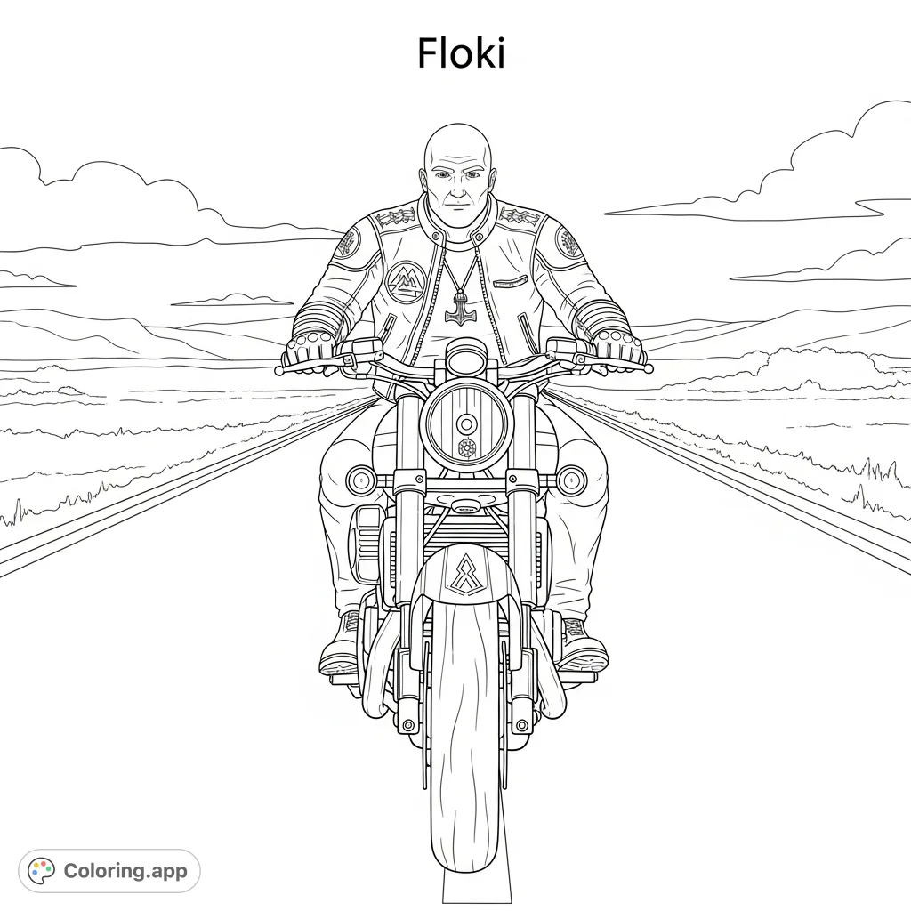 Floki's Pagan Road Journey - Coloring.app