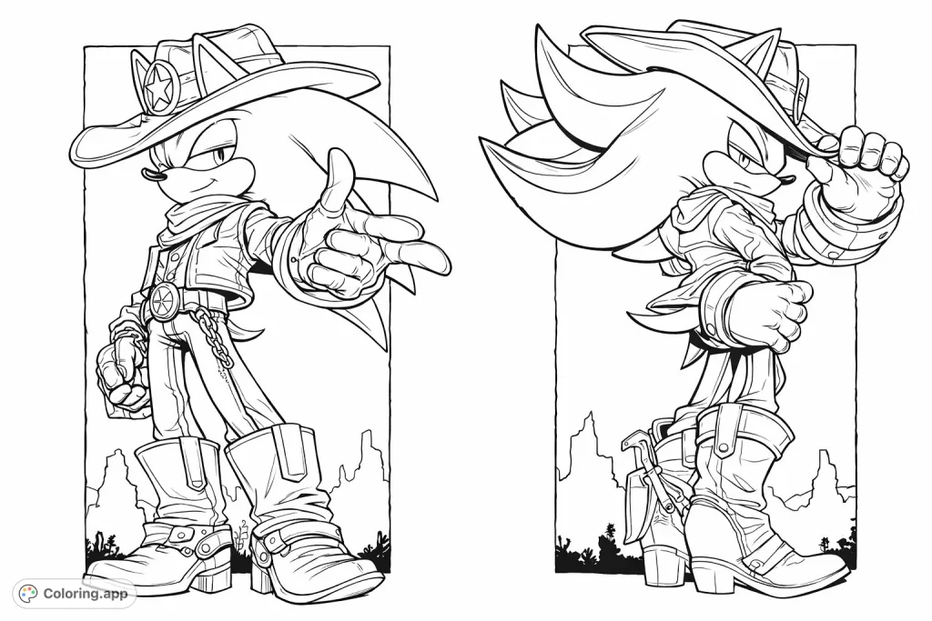 sonic x colouring