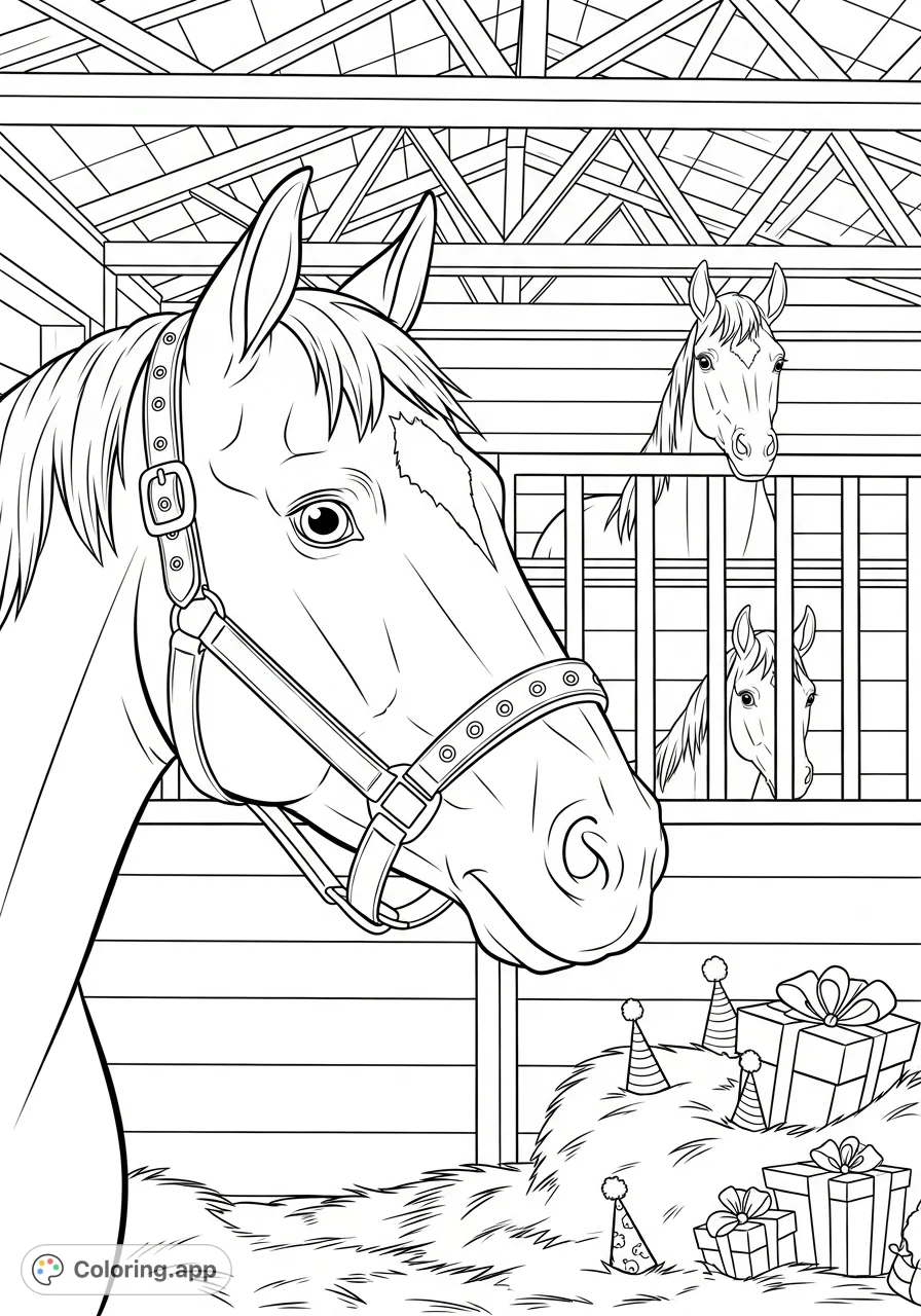 Stable Companions - Coloring.app
