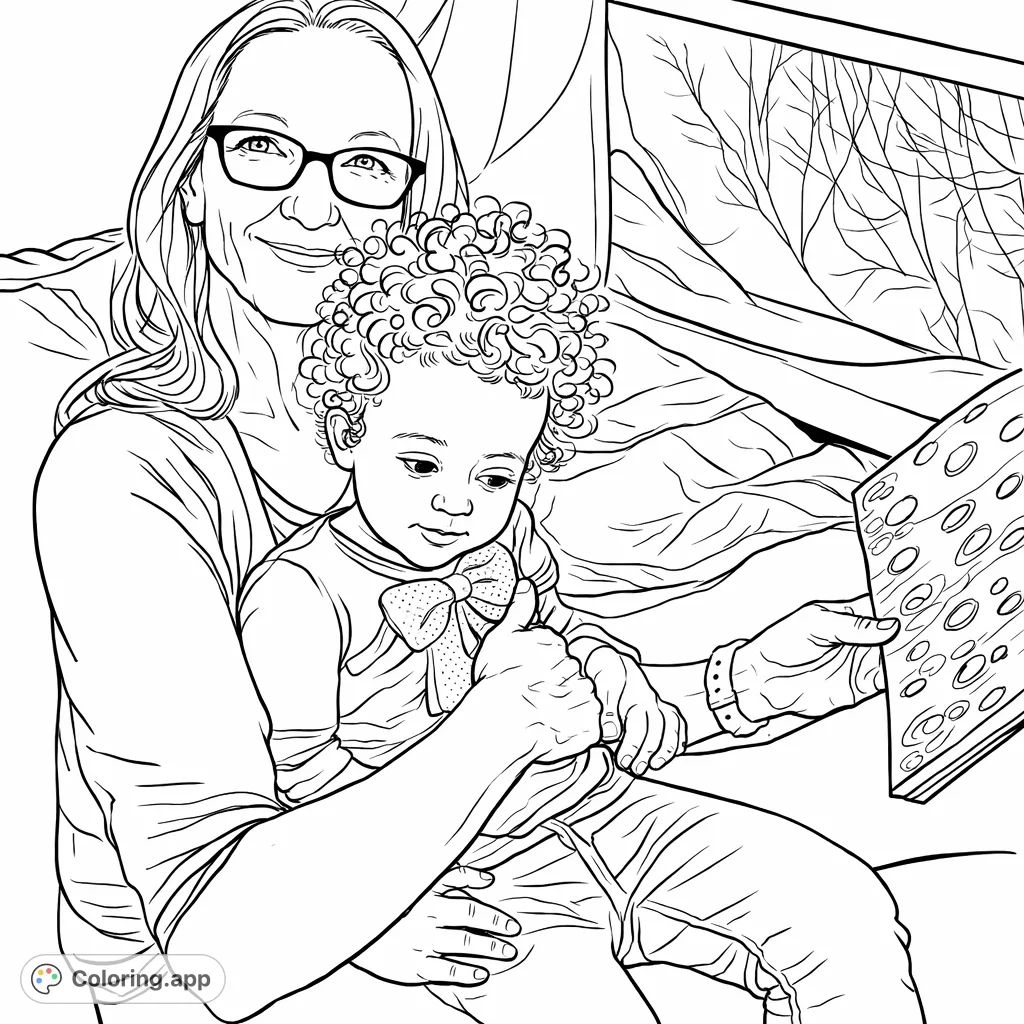 Generations Reading Together - Coloring.app