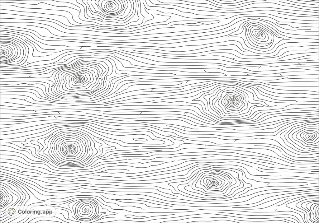 Natural Wood Grain Texture - Coloring.app