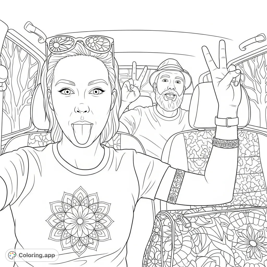 Playful Vehicle Journey - Coloring.app