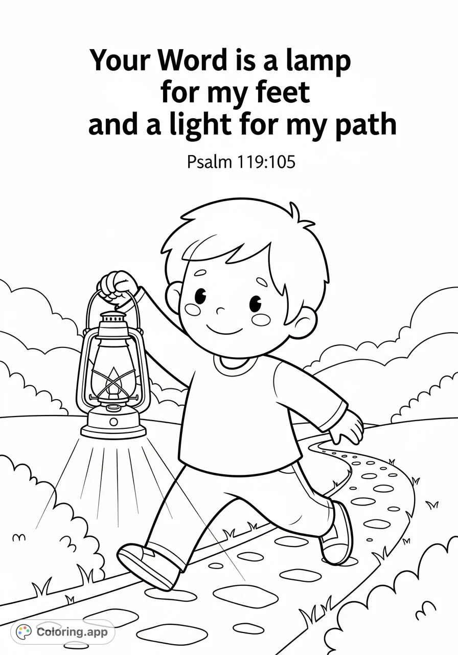 Lamp for My Path - Coloring.app