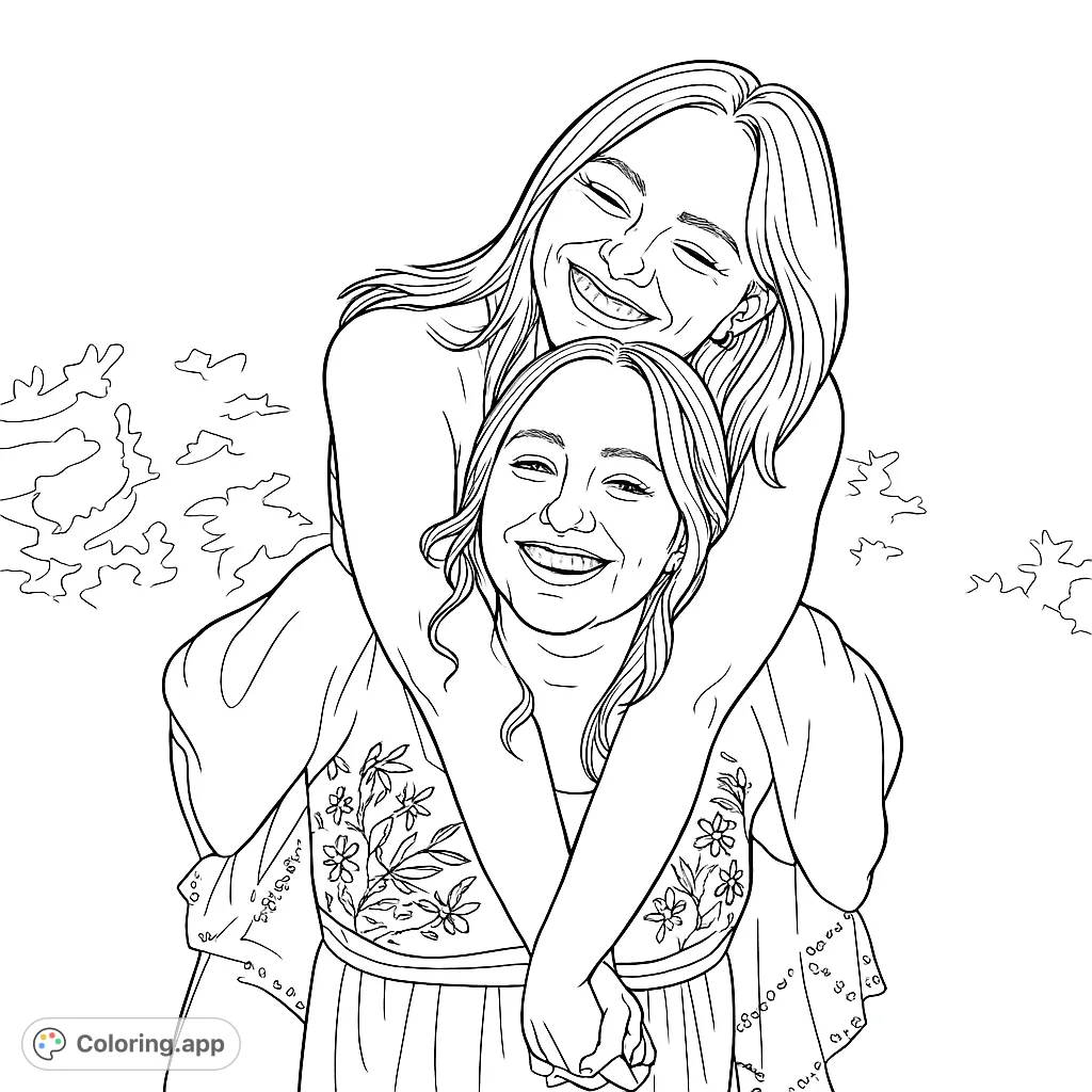 free friendship coloring pages printable