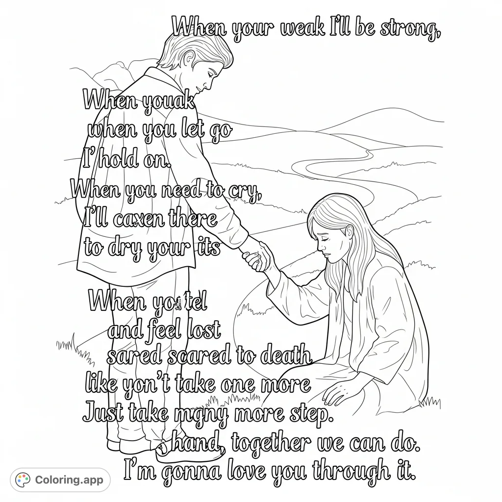 Love Through It All - Coloring.app