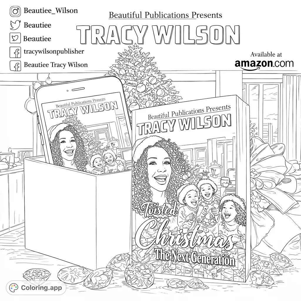 Festive Family Celebration - Coloring.app