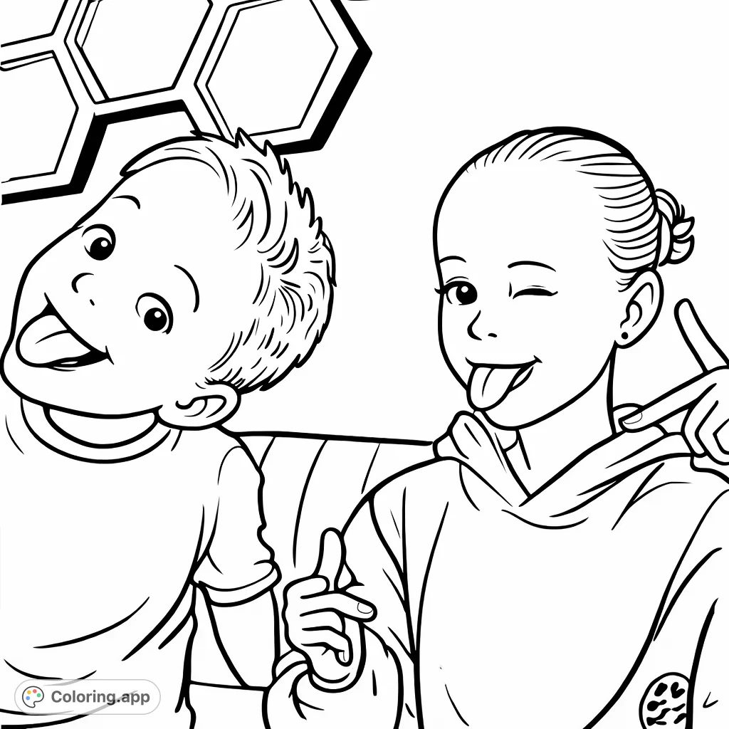 Silly Kids Fun Time - Coloring.app