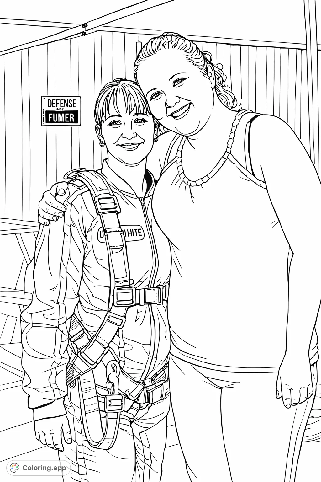 Adventure Friends Portrait - Coloring.app