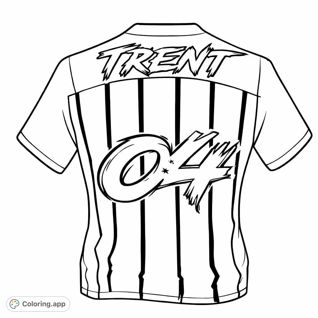 Custom Sports Jersey Design - Coloring.app