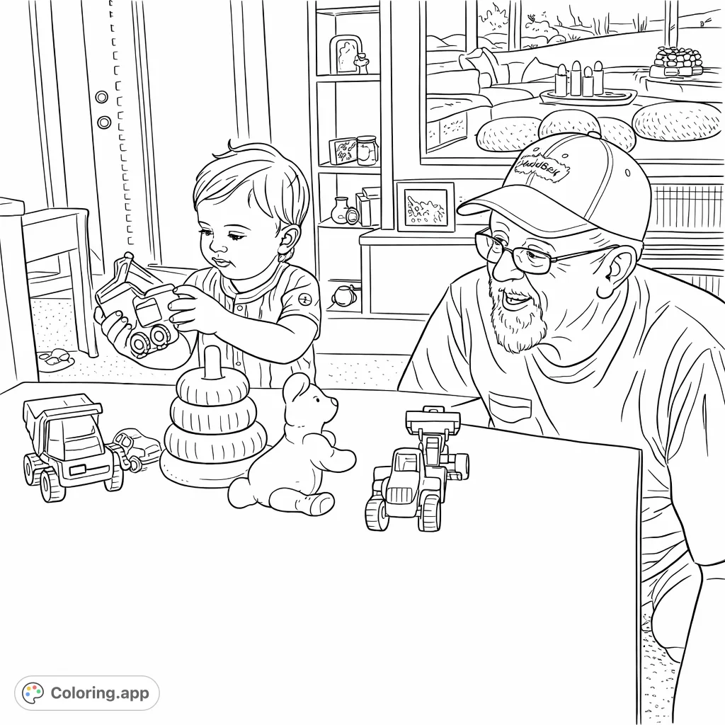 Generations Playtime with Toys - Coloring.app