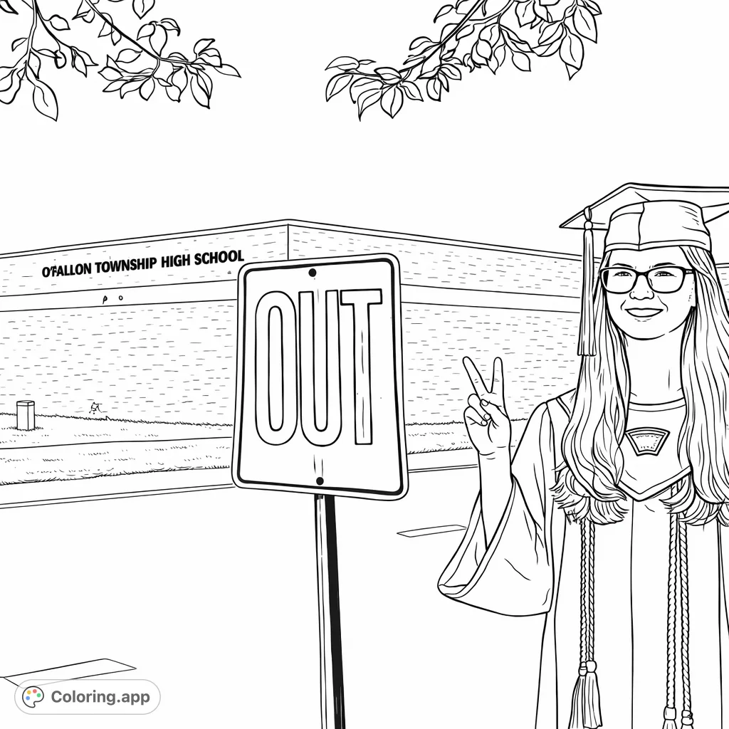Graduation Day Celebration - Coloring.app