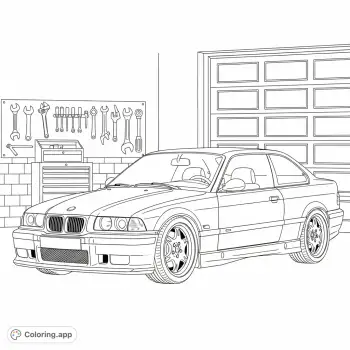 e36 line drawing