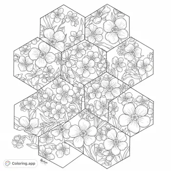 hexagon colouring
