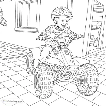quad coloring book
