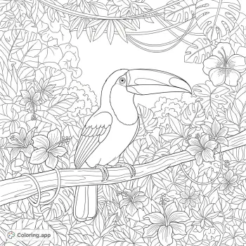 toco toucan coloring pages