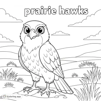 hawk colouring