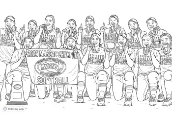 michigan basketball coloring pages