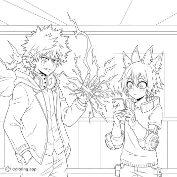 my hero academia free printable coloring pages