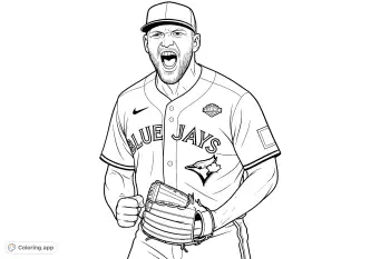 yankees players coloring pages