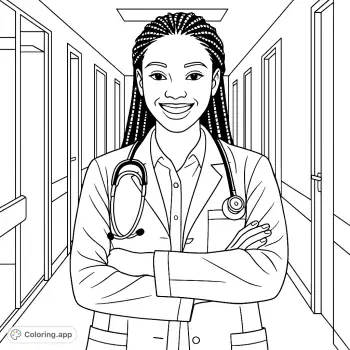 stethoscope coloring