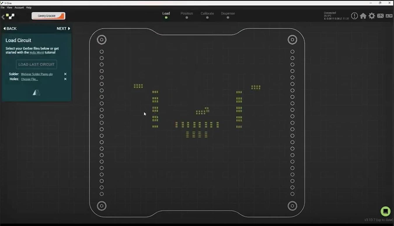 Dispensing Solder Paste on Factory Fabricated PCBs | Voltera