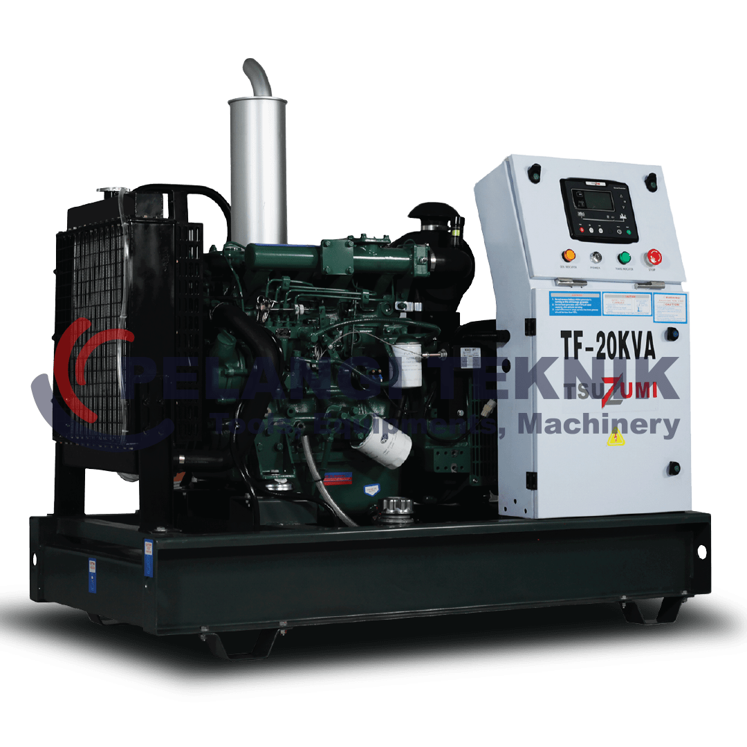 Genset 20 kva 16 kw Open Diesel Tsuzumi TF 20 - PelangiTeknik