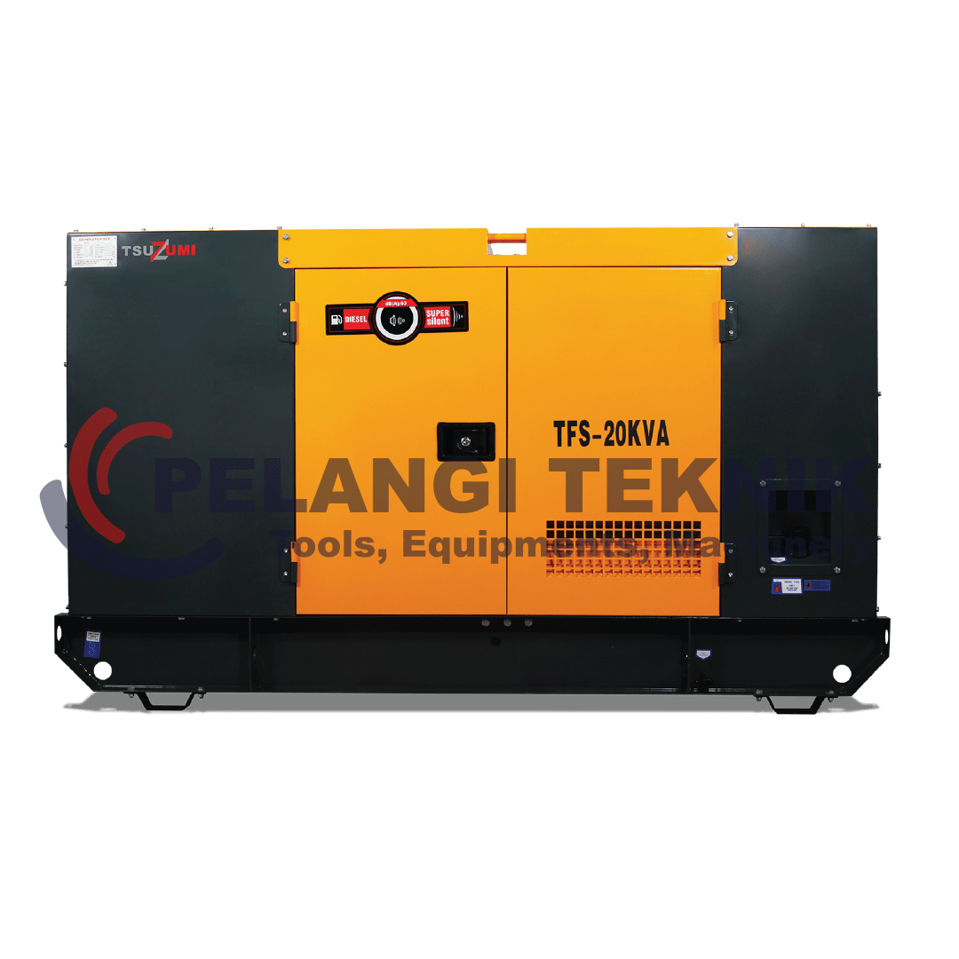 Genset 20 Kva 16 Kw Silent Diesel Tsuzumi TFS 20 Kva - PelangiTeknik