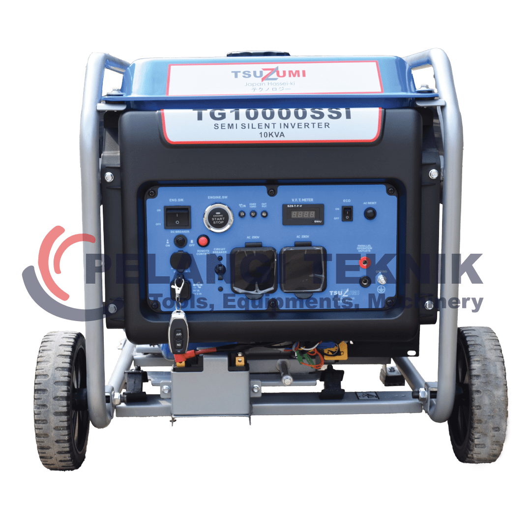 Genset semi silent inveretr 10 kva 8000 watt Tsuzumi TG 10000 SSI - PelangiTeknik