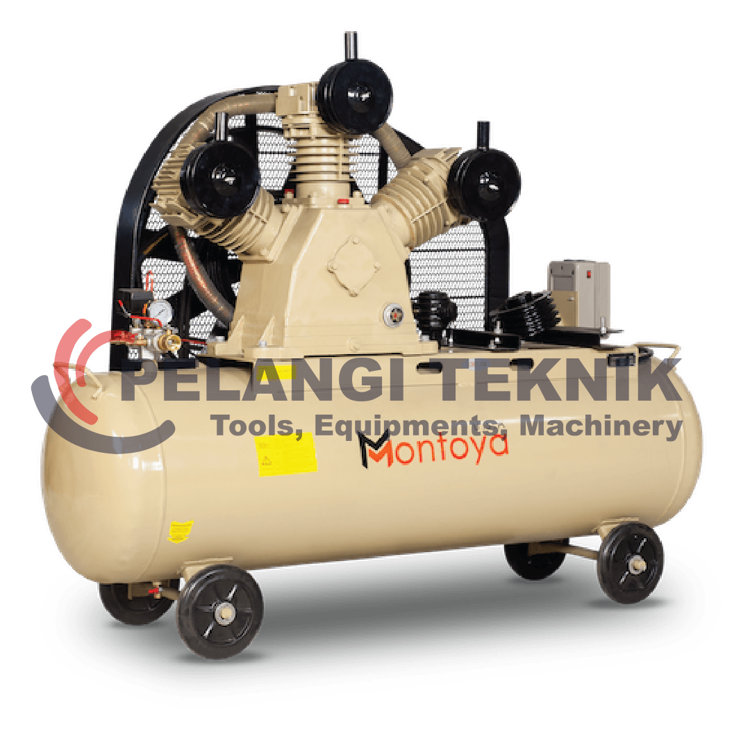 Kompresor Angin 10 hp 8 bar Montoya T-1.0/8 Kosongan - PelangiTeknik