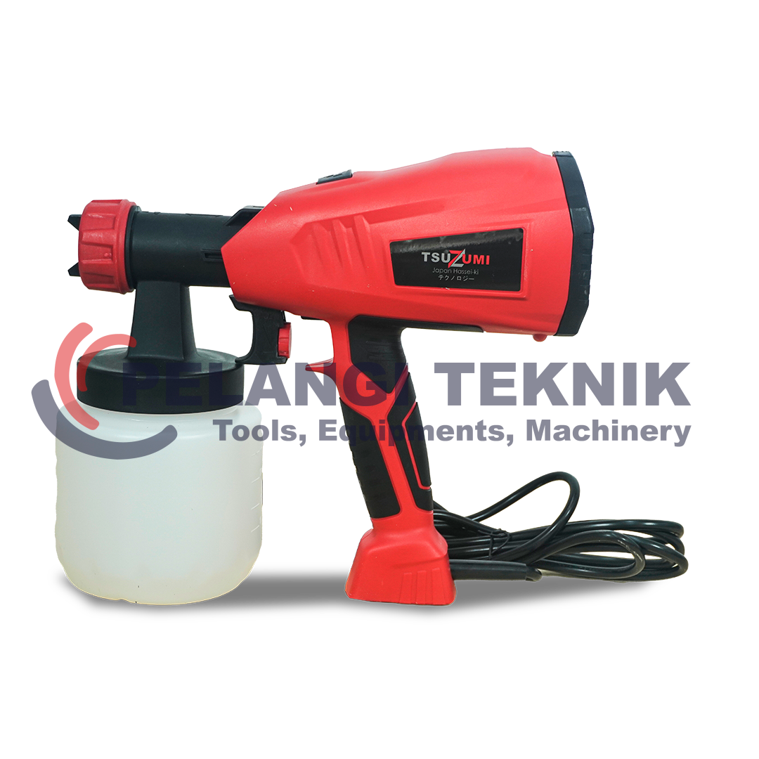 TSUZUMI THH15A Spray Gun Listrik 400W – Alat Semprot Cat Portable ...
