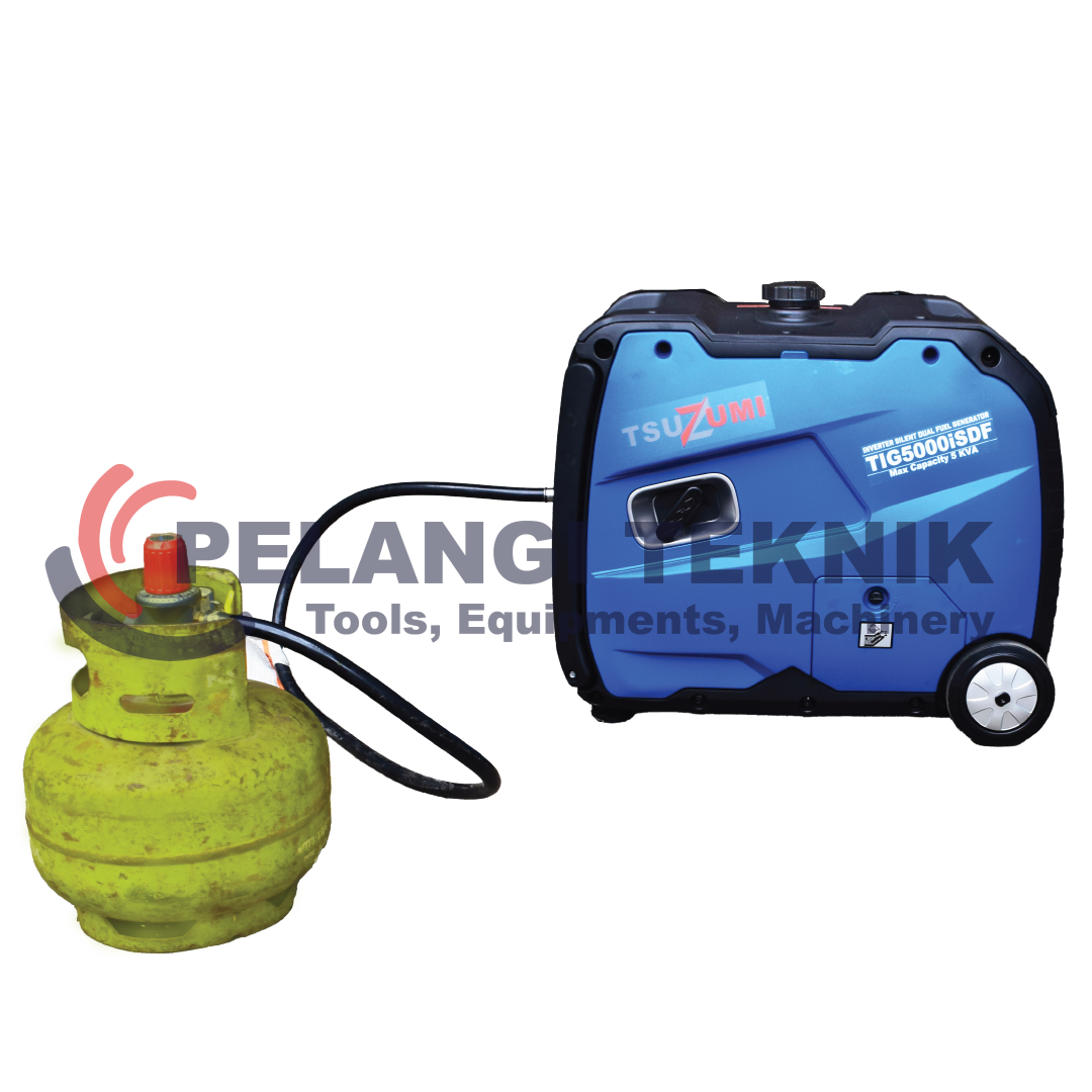Genset Inverter 5 Kva 4 KW Dual Fuel Tsuzumi TIG5000iSDF - PelangiTeknik