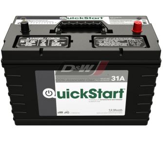 31A-GS | Nationwide Interstate Flooded Battery Group 31 | D&W Diesel