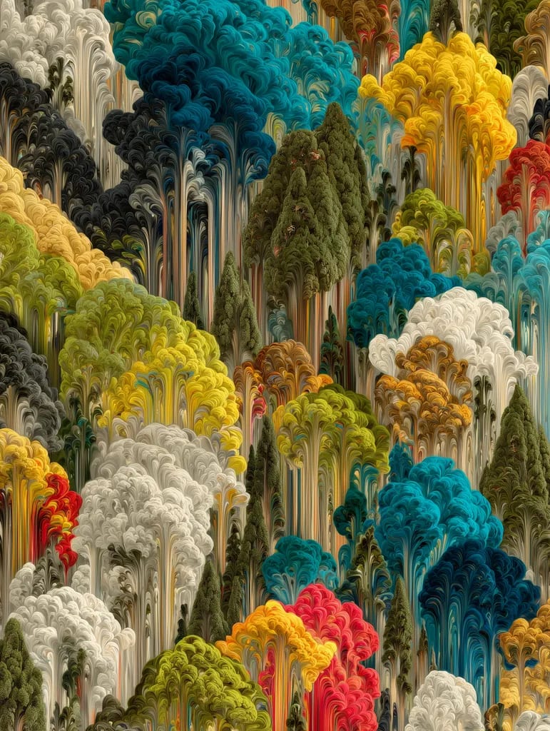 Chromatic Canopy Dripping - Color out of Place | Color out of Place