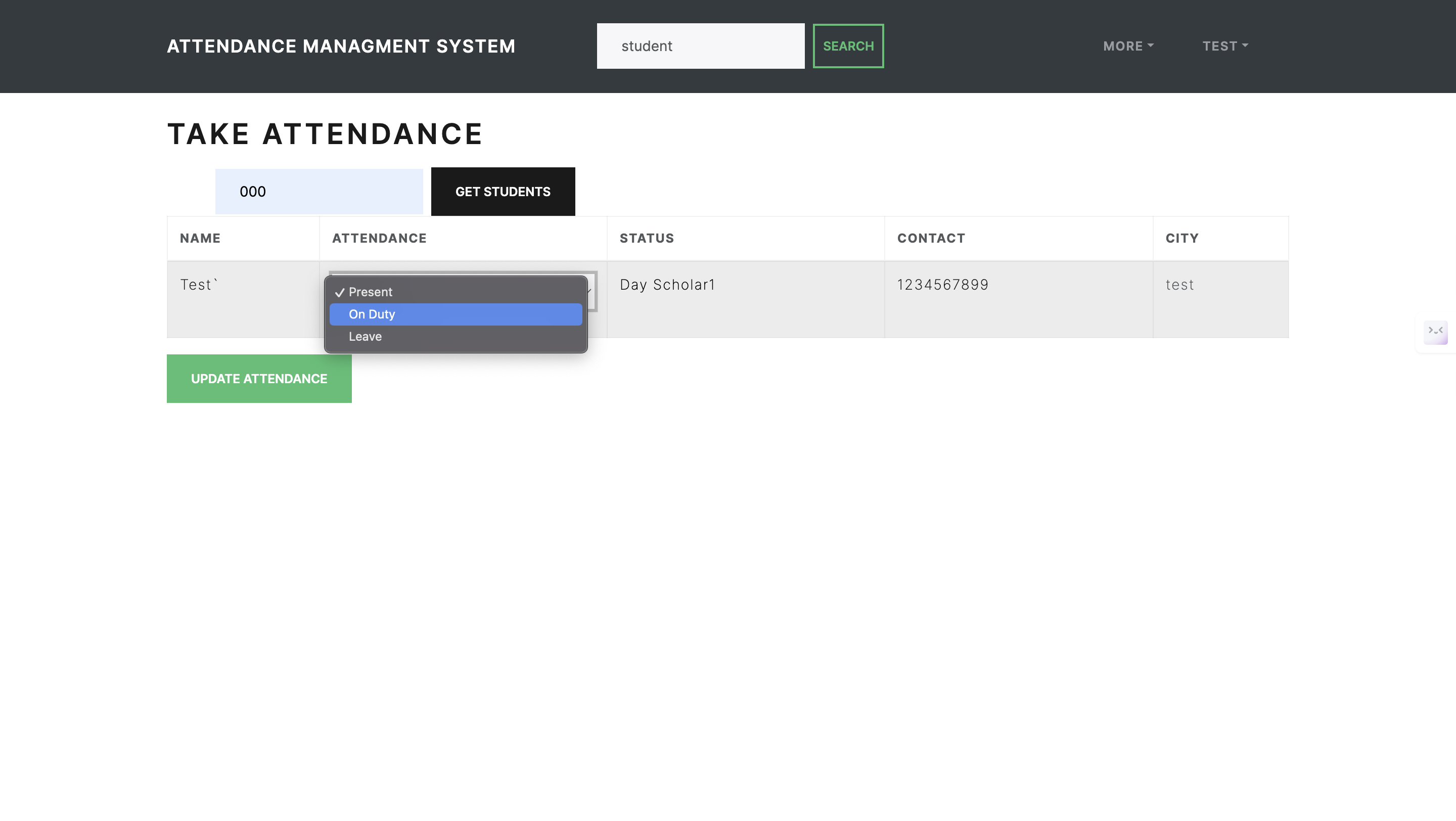 Attendance Management System for Students - Easy & Secure