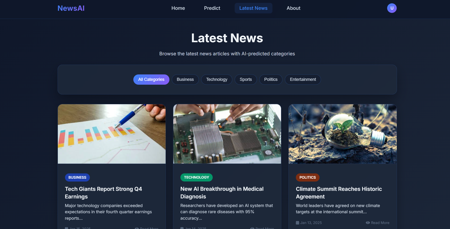 News Category Classification Web Application - AI-Powered ML Project