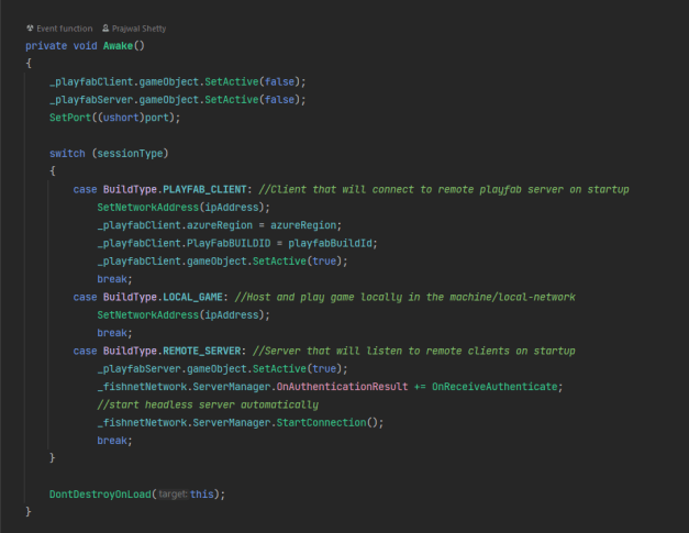 Deploying Unity Game Server Into Playfab Cloud | Prajwal Shetty Deploying Unity Game Server Into Playfab Cloud | Prajwal Shetty