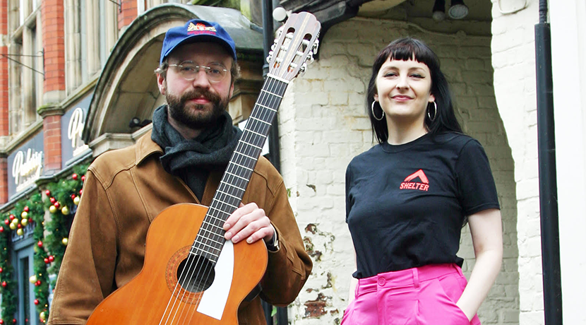 Shrewsbury based singer-songwriter Vincent Whyte plays concert for Shelter